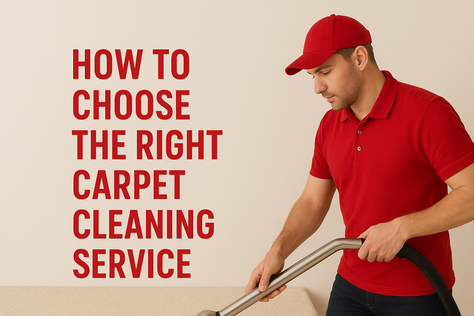 How to Choose The Right Carpet Cleaning Service | Expert Guide by A1 ...